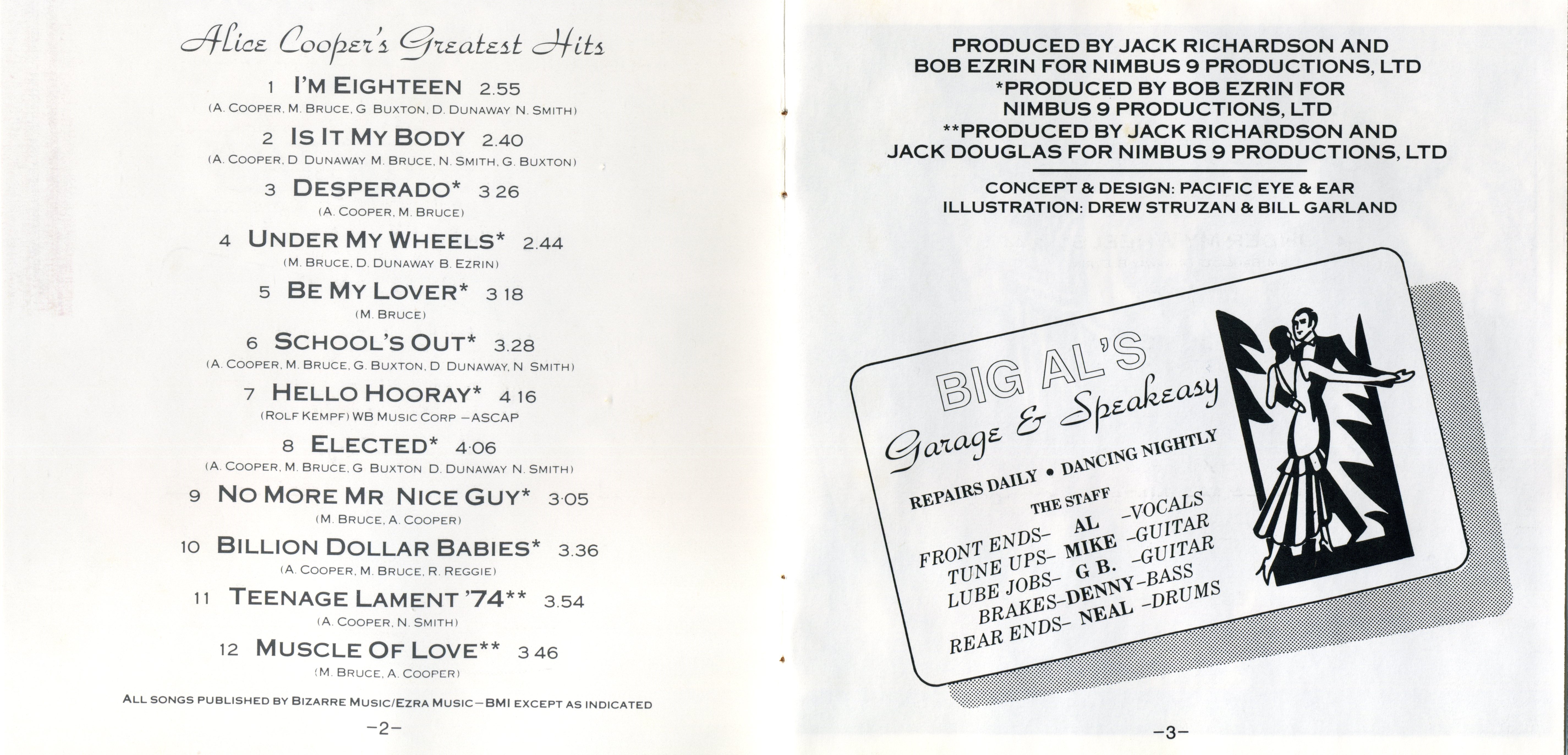 Alice Cooper Alice Coopers Greatest Hits : Booklet02 germany | CD ...